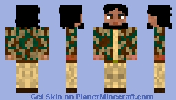 Modjahed of Afghan war Minecraft Skin