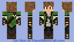 Green Medieval Traveler Minecraft Skin