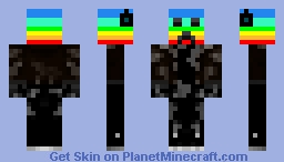 Rainbow Creeper Minecraft Skin