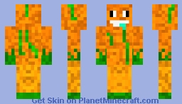 Derpy Orange Man Minecraft Skin