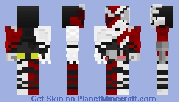 Kamen Rider Build HS Fire Hedgehog Form Minecraft Skin