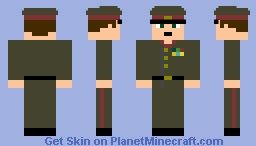 North Korean Army Officer Minecraft Skin