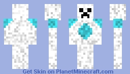 King Ice Creeper Minecraft Skin