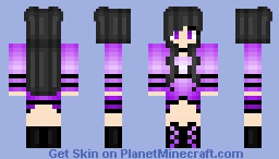 Lilac Dress Minecraft Skin
