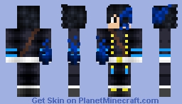 Death blue boy Minecraft Skin