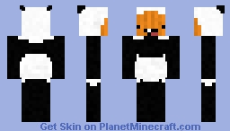 Panda Pumpkin Minecraft Skin