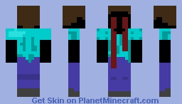 horror steve Minecraft Skin