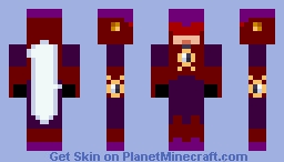 Dark Protoman.EXE Minecraft Skin