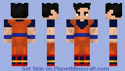 Mystic Gohan Minecraft Skin