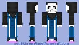 altertale sans Minecraft Skin