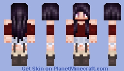 Red ribbons ^.^ (First Skin) Minecraft Skin