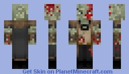 Zombie (Bloody) Minecraft Skin