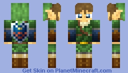 Link from The Legend of Zelda Minecraft Skin