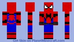 Spiderman Minecraft Skin