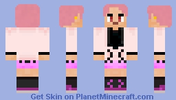 Pink Girl Minecraft Skin