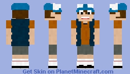 Dipper Pines | Gravity falls Minecraft Skin