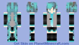 Hatsune Miku Minecraft Skin