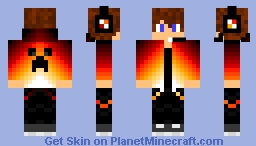 Skin Fire Minecraft Skin