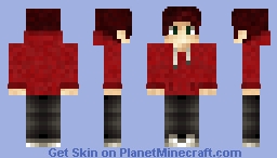 Red Sweater Skin Minecraft Skin