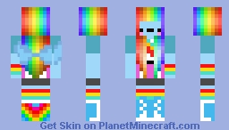 rainbowdash Minecraft Skin