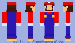 Mario Minecraft Skin