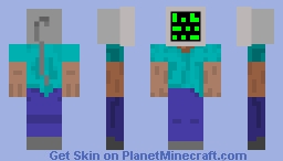 Computer Head Minecraft Skin