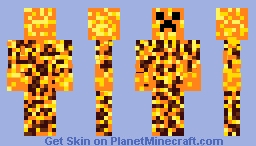 HeatBlast form Ben-10 creeper version Minecraft Skin