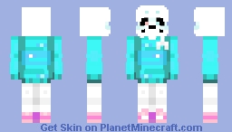 UnderSwap Sans! My Version! :3 Minecraft Skin