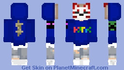 Full Japanese Kitsune Mask boyあにめ Minecraft Skin