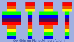 Rainbow Person Minecraft Skin