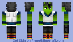 Videl (DBZ long hair) Minecraft Skin