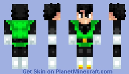 Gohan - DBS (Saiyaman without a helmet) Minecraft Skin