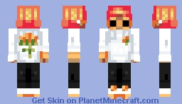 Orange dandelion Minecraft Skin