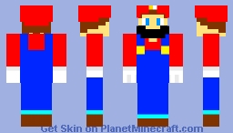 Mario Minecraft Skin