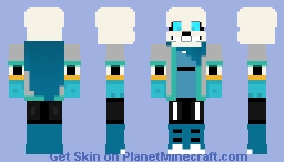 LV underswap: Sans Minecraft Skin