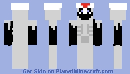 White Scythe Tubbie Minecraft Skin
