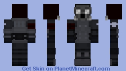 Black Knight Gaurd Minecraft Skin
