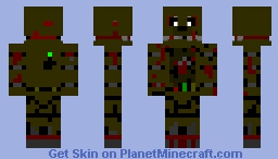fnaf_3_springtrap_skin Minecraft Skin