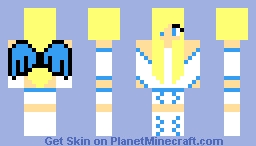 angel girl blue Minecraft Skin
