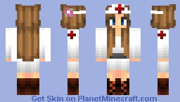 a real female medic Minecraft Skin