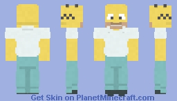 Homer Simpson | The Simpsons Minecraft Skin