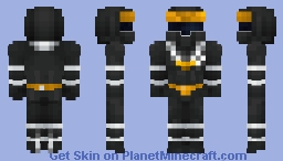 Mighty Morphin Alien Rangers: Corcus (Black Aquitar Ranger) Minecraft Skin