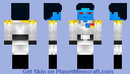Grand Amiral Thrawn Minecraft Skin