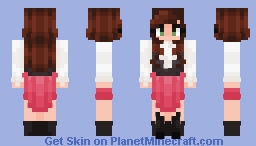 Saloon girl-Western Skin Contest Entry Minecraft Skin