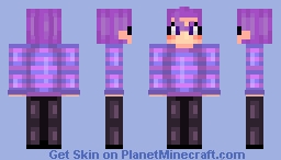 Purple Worm Minecraft Skin