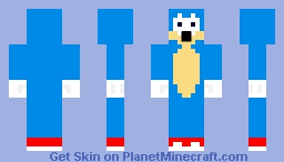 Classic Sonic (Sonic Forces - Generations) Minecraft Skin
