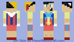 Pinocchio Minecraft Skin