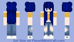 Yellow Crop Top Minecraft Skin