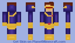 Cyclops (90s) Minecraft Skin