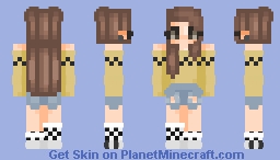 caution tape Minecraft Skin